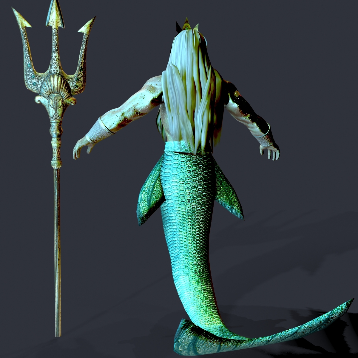 modelo 3d Poseidón - TurboSquid 1425504