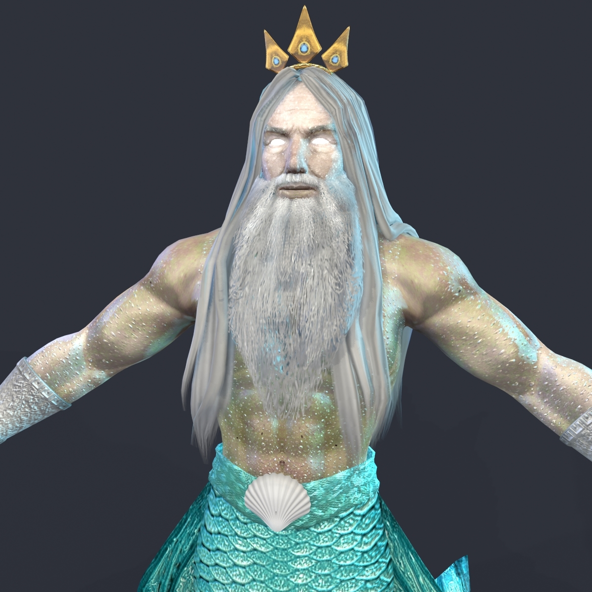 modelo 3d Poseidón - TurboSquid 1425504