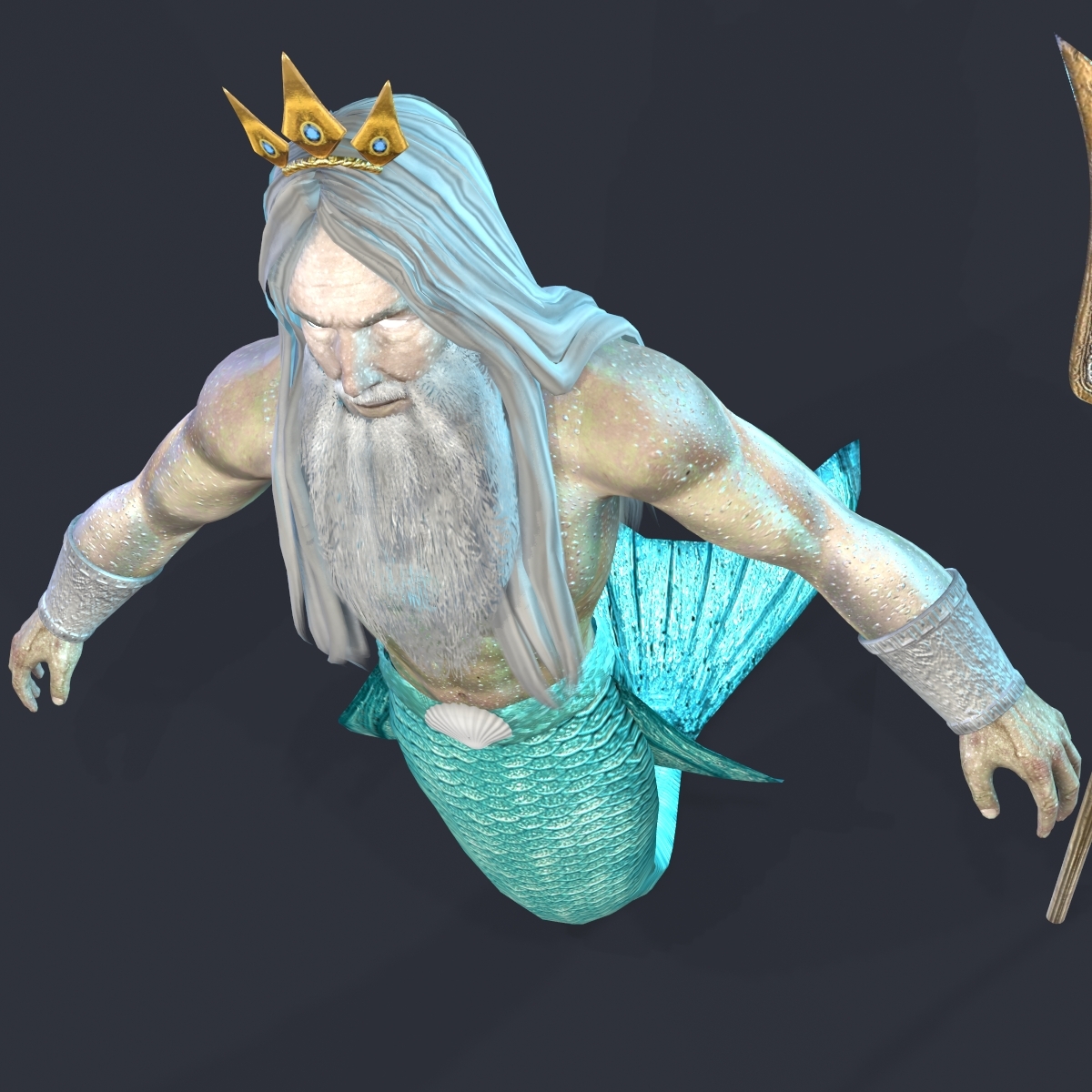 modelo 3d Poseidón - TurboSquid 1425504