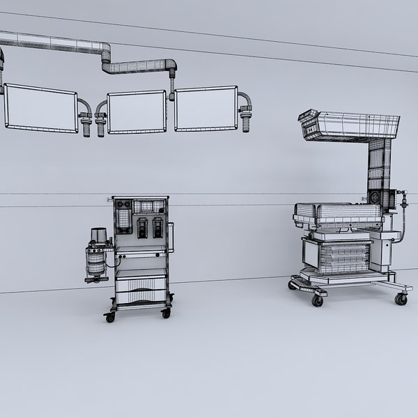 3D hospital hybrid operating room model - TurboSquid 1425525