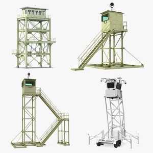 guard tower 3d model