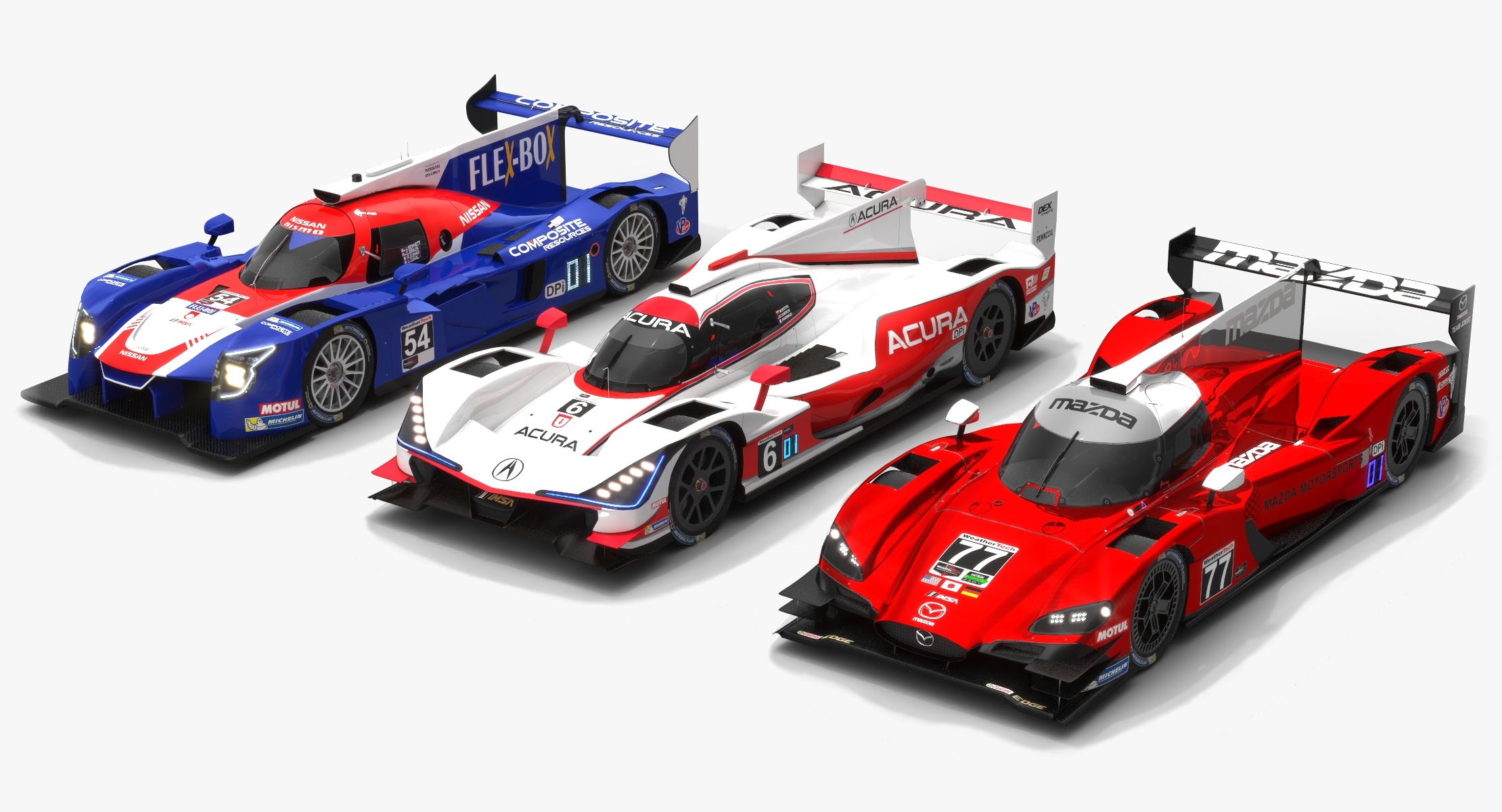 3D race car imsa lmp1 model - TurboSquid 1425537