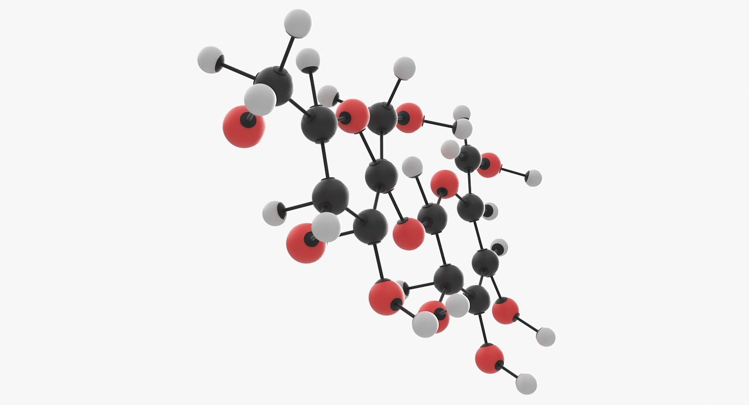 Sucrose molecule 3D model - TurboSquid 1425536