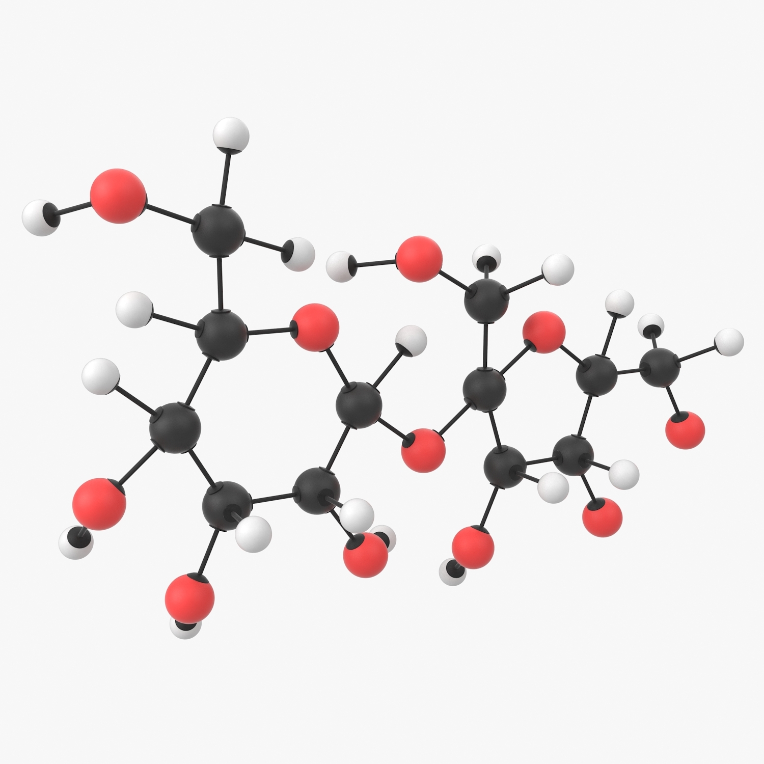 Sucrose molecule 3D model - TurboSquid 1425536