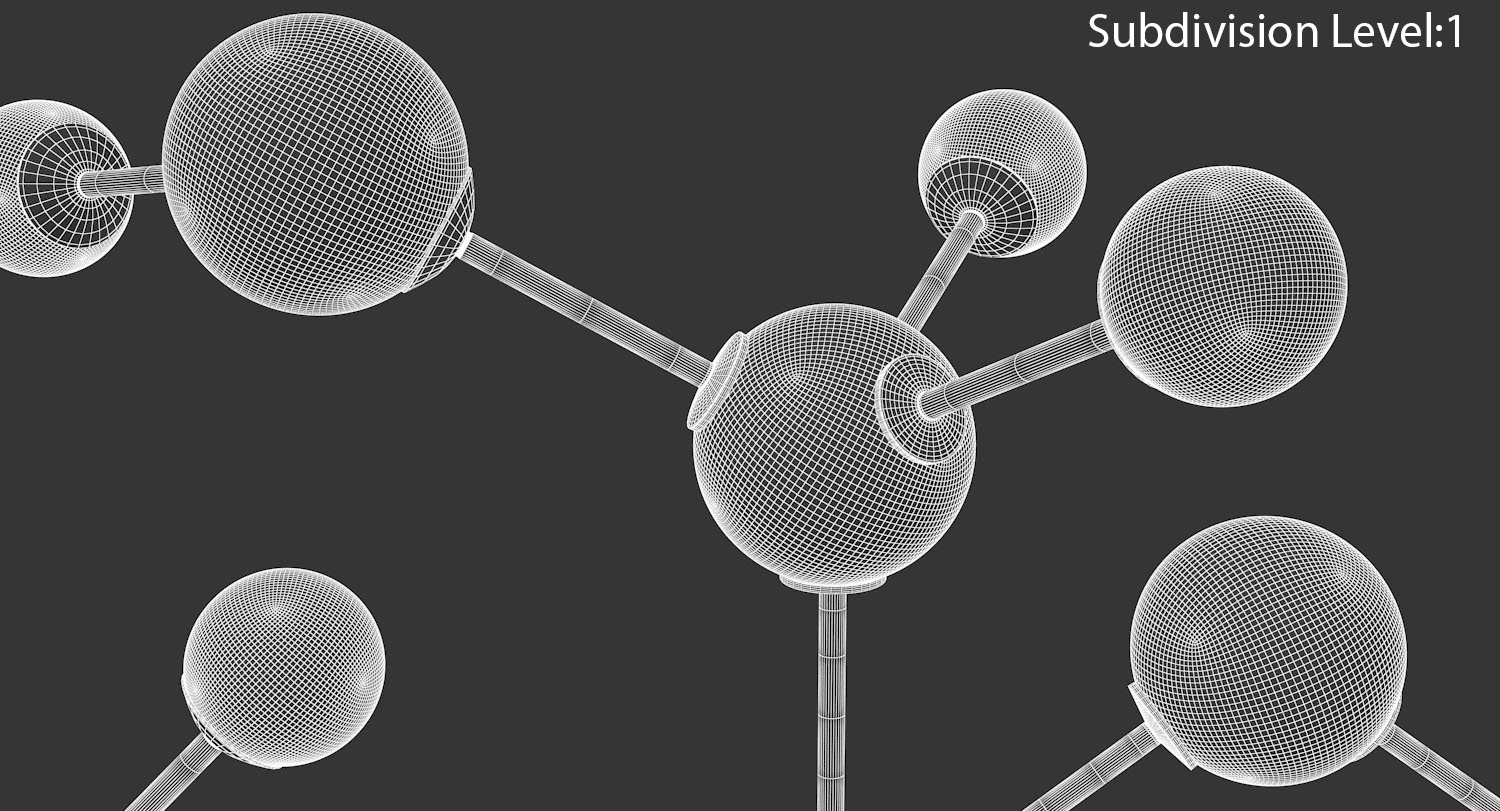Sucrose molecule 3D model - TurboSquid 1425536
