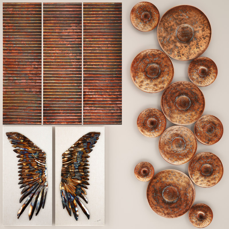 3D copper walls - TurboSquid 1425544