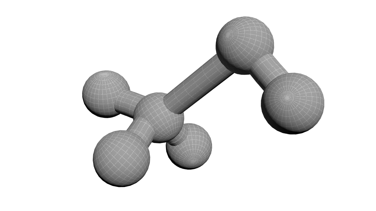 modèle 3D de Methanol Modèle 3D CH3OH - TurboSquid 1425568