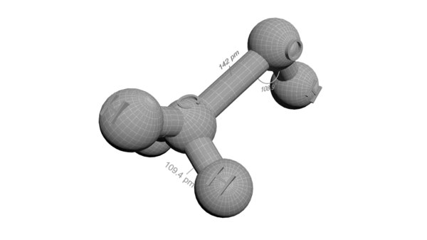 modèle 3D de Methanol Modèle 3D CH3OH - TurboSquid 1425568