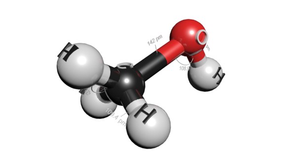 modèle 3D de Methanol Modèle 3D CH3OH - TurboSquid 1425568
