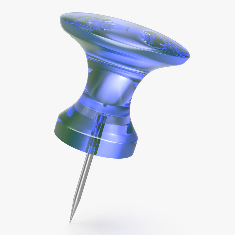 Transparent push pin 3D model - TurboSquid 1425576