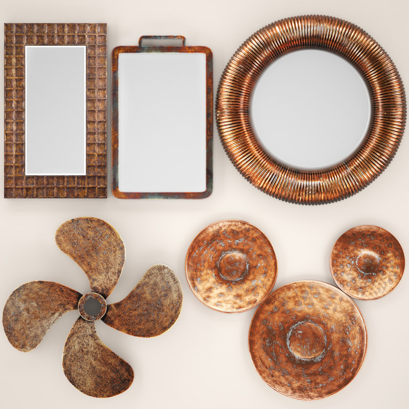 3D copper walls model - TurboSquid 1425585