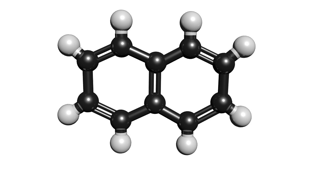 3D c10h8 molecule model - TurboSquid 1425570