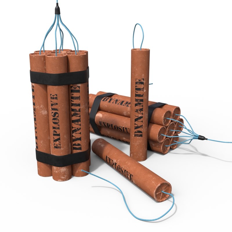 3D Model Dynamite Tnt Explosive TurboSquid 1425620
