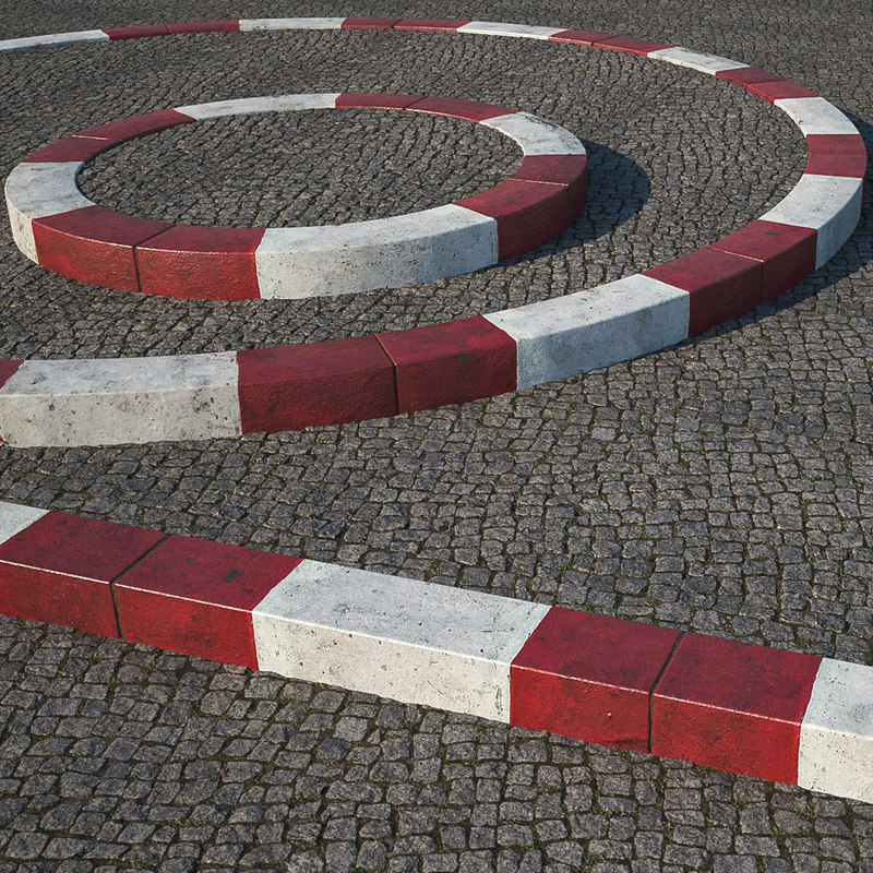 3D curb photogrammetry street model - TurboSquid 1425942