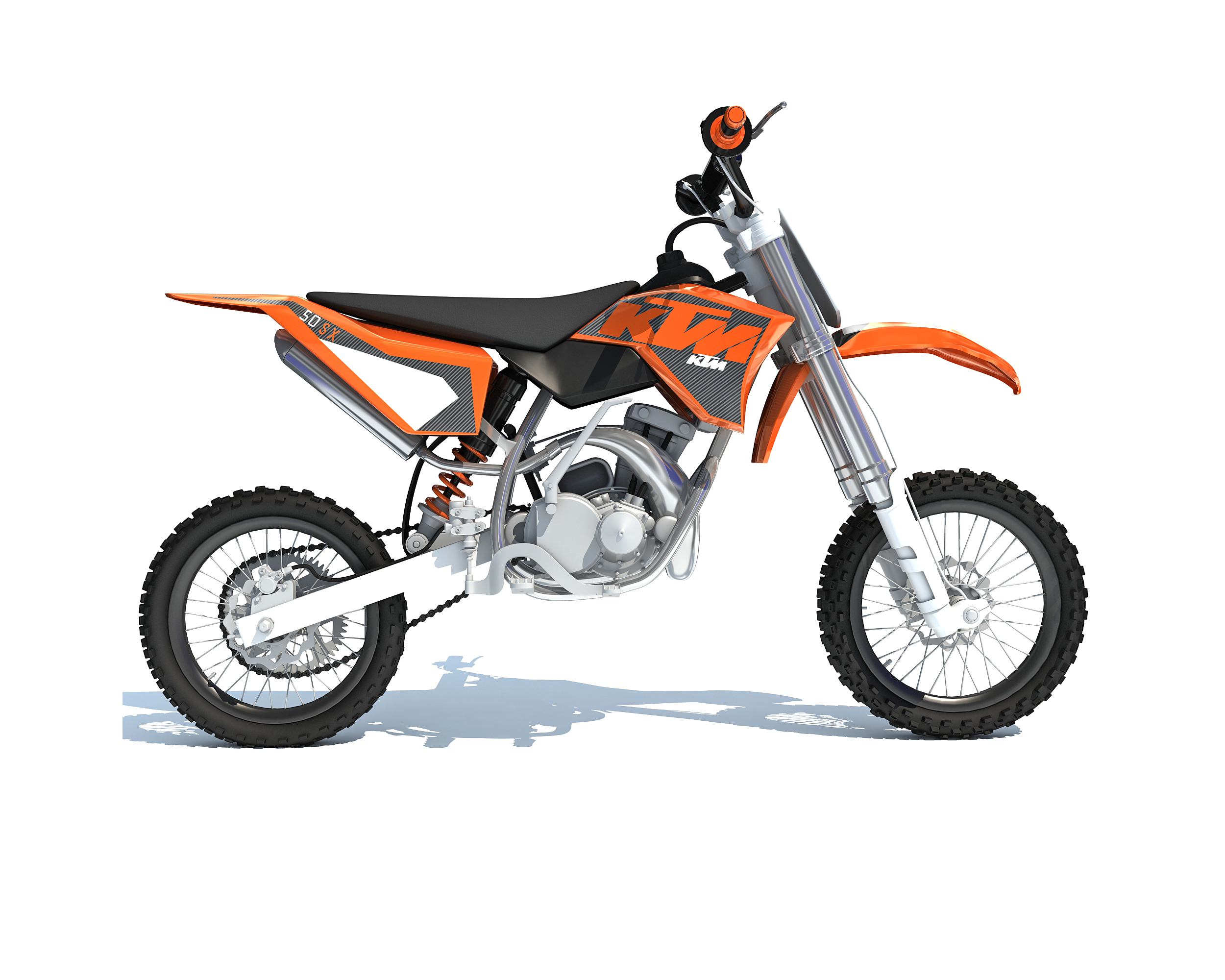 ktm motocross racing bike 3d max