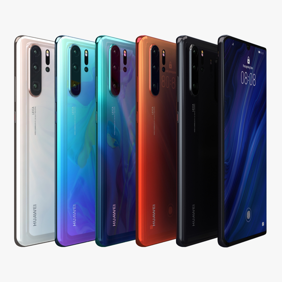 Huawei P30 Pro Alle Farben 3D-Modell - TurboSquid 1426066