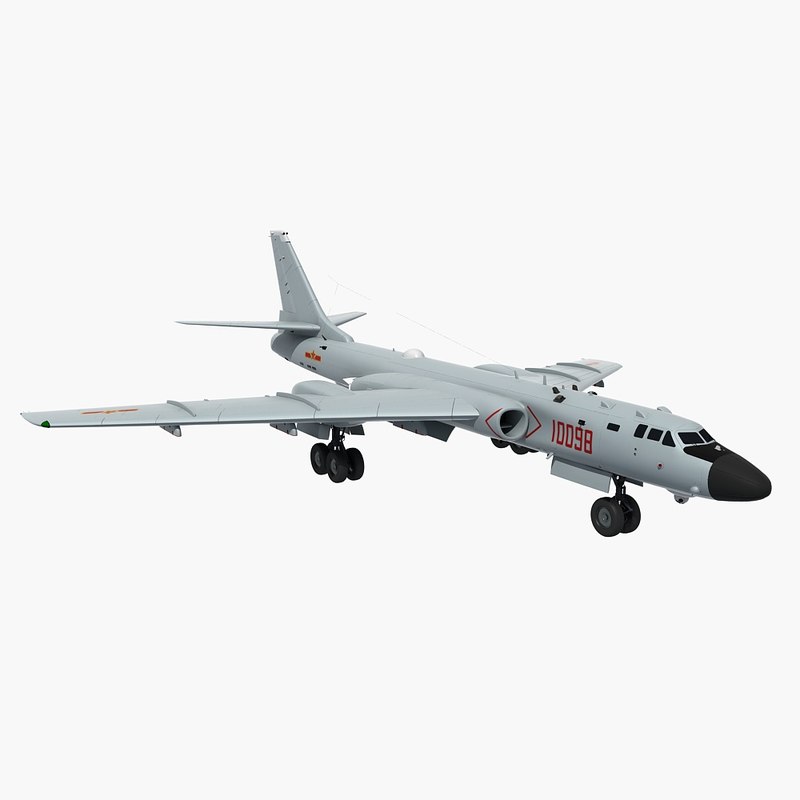 3D h-6k china strategic bomber model - TurboSquid 1421080