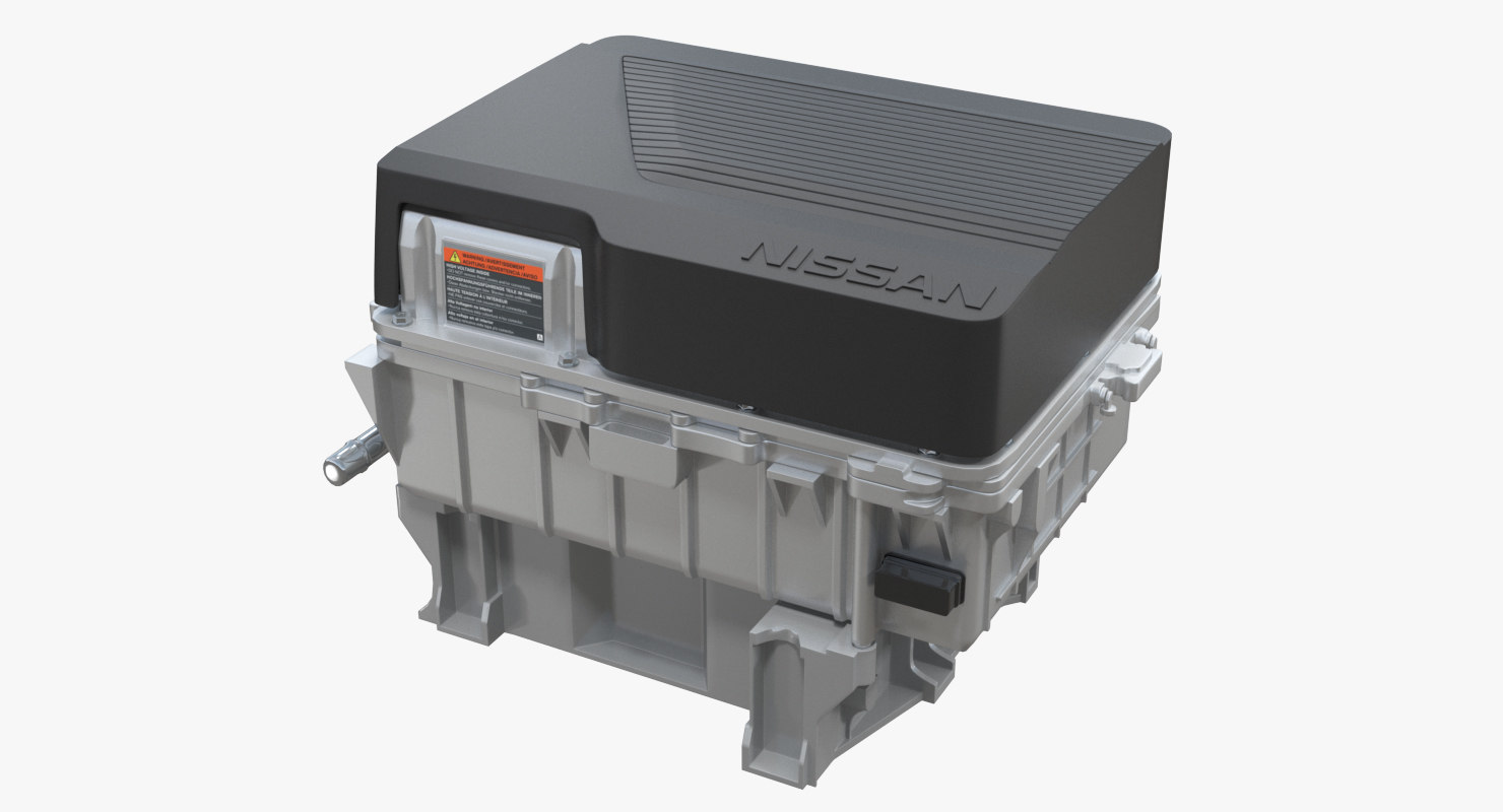 Nissan leaf electric engine motor 3D model - TurboSquid 1426289