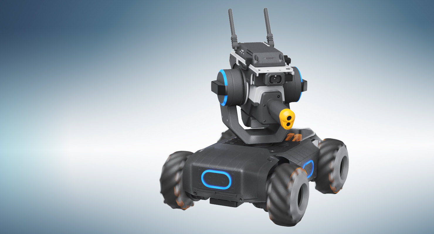 Dji robomaster s1 blue 3D - TurboSquid 1426203