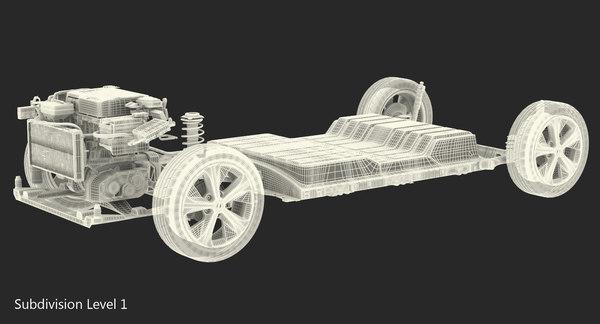 3D nissan leaf engine chassis - TurboSquid 1426293