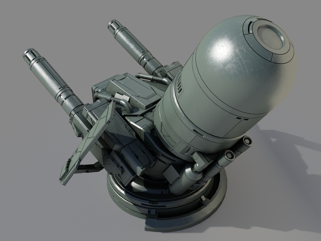 3D turret model - TurboSquid 1426270