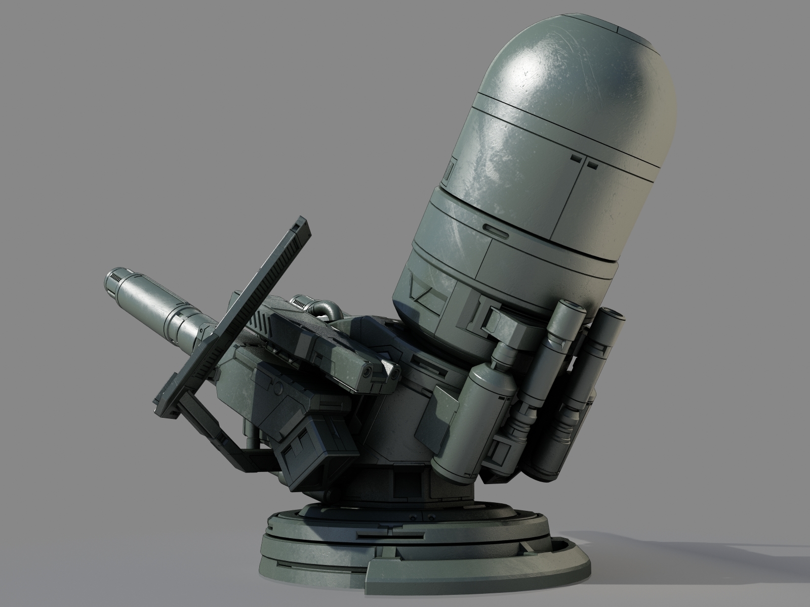 3D turret model - TurboSquid 1426270
