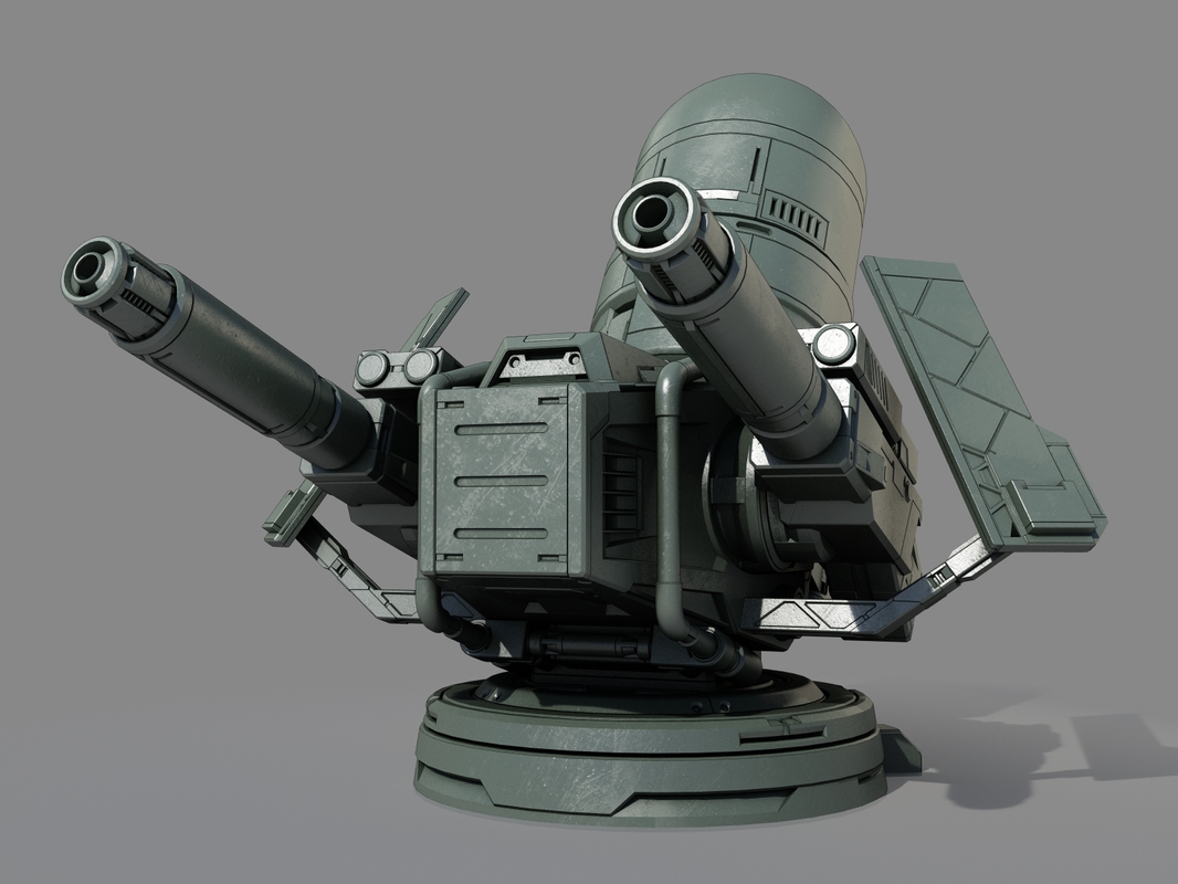 3D turret model - TurboSquid 1426270