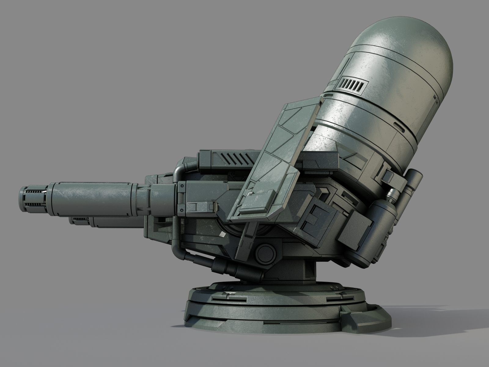 3D turret model - TurboSquid 1426270