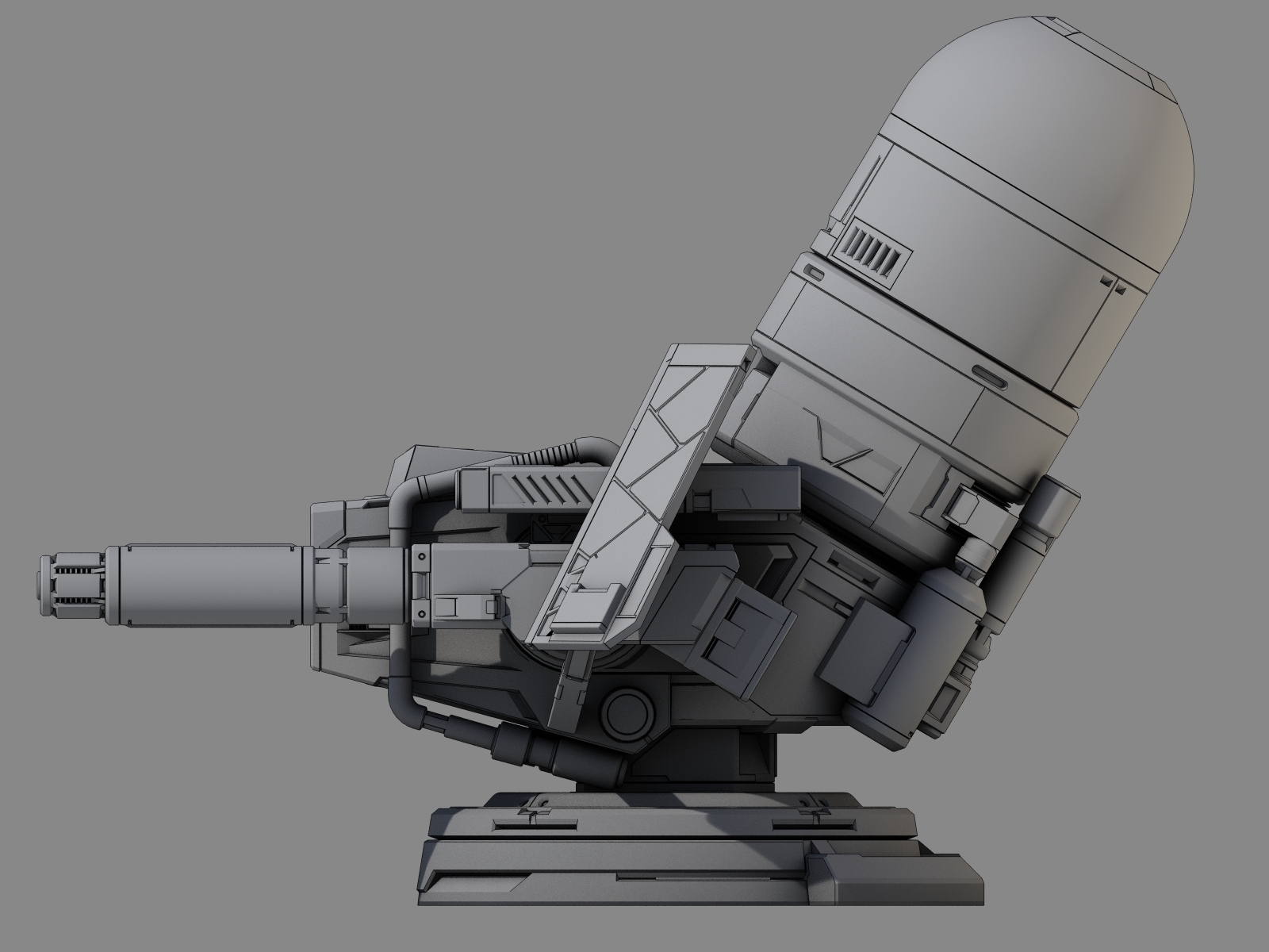 3D turret model - TurboSquid 1426270