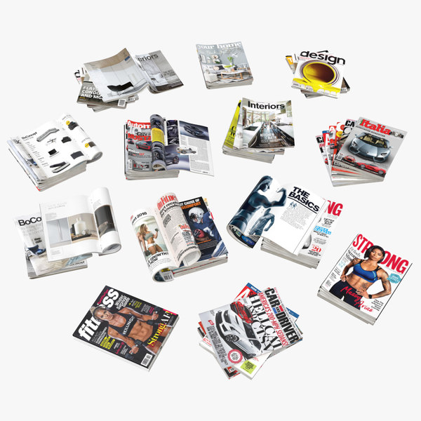 Magazine 3D Models for Download | TurboSquid