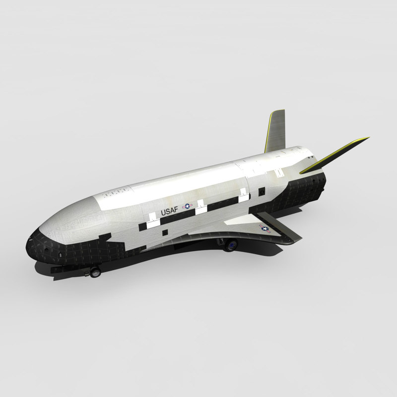 X-37b space plane x-37 3D model - TurboSquid 1426373