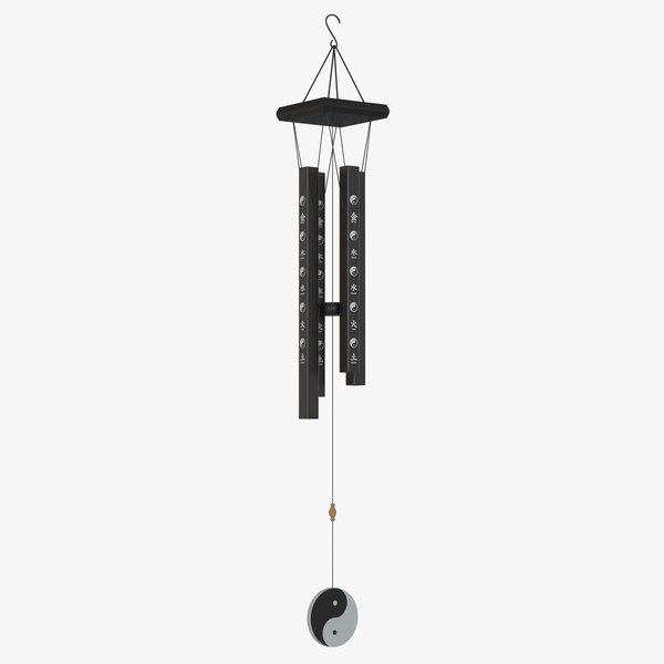 Wind chimes chinese 3D model - TurboSquid 1426508