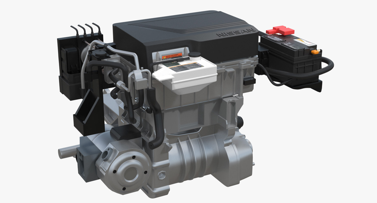 Nissan leaf engine 2 3D model - TurboSquid 1426771