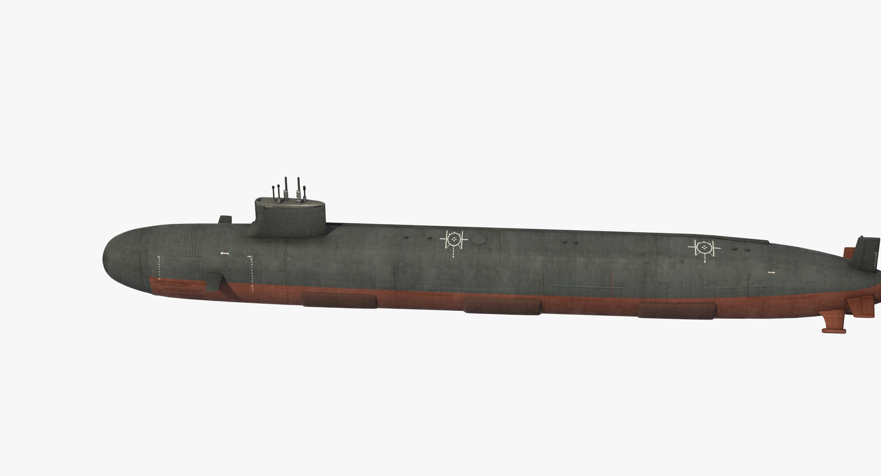 Seawolf attack submarine 3D model - TurboSquid 1426615