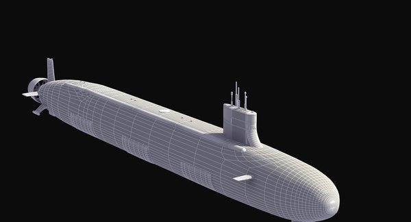Seawolf attack submarine 3D model - TurboSquid 1426615