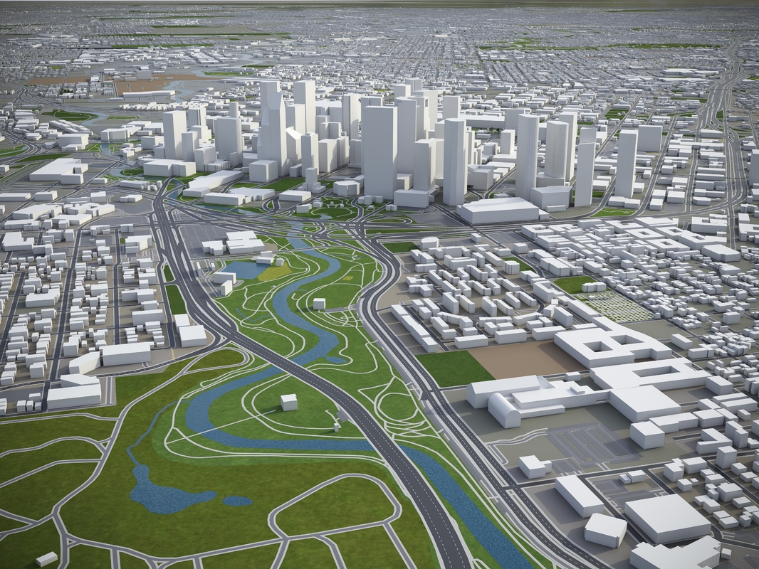 3D houston texas area - TurboSquid 1334448
