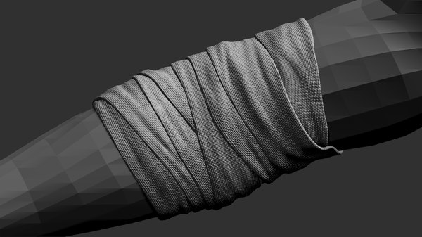 Bandage arm wrapped 3D - TurboSquid 1426722