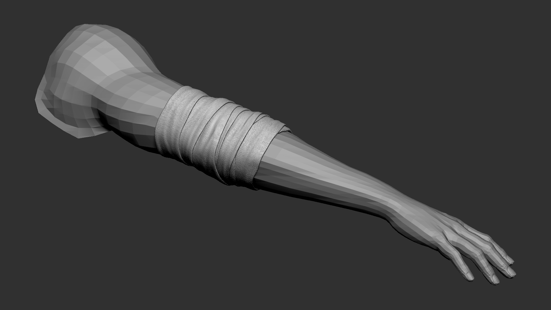 Bandage arm wrapped 3D - TurboSquid 1426722