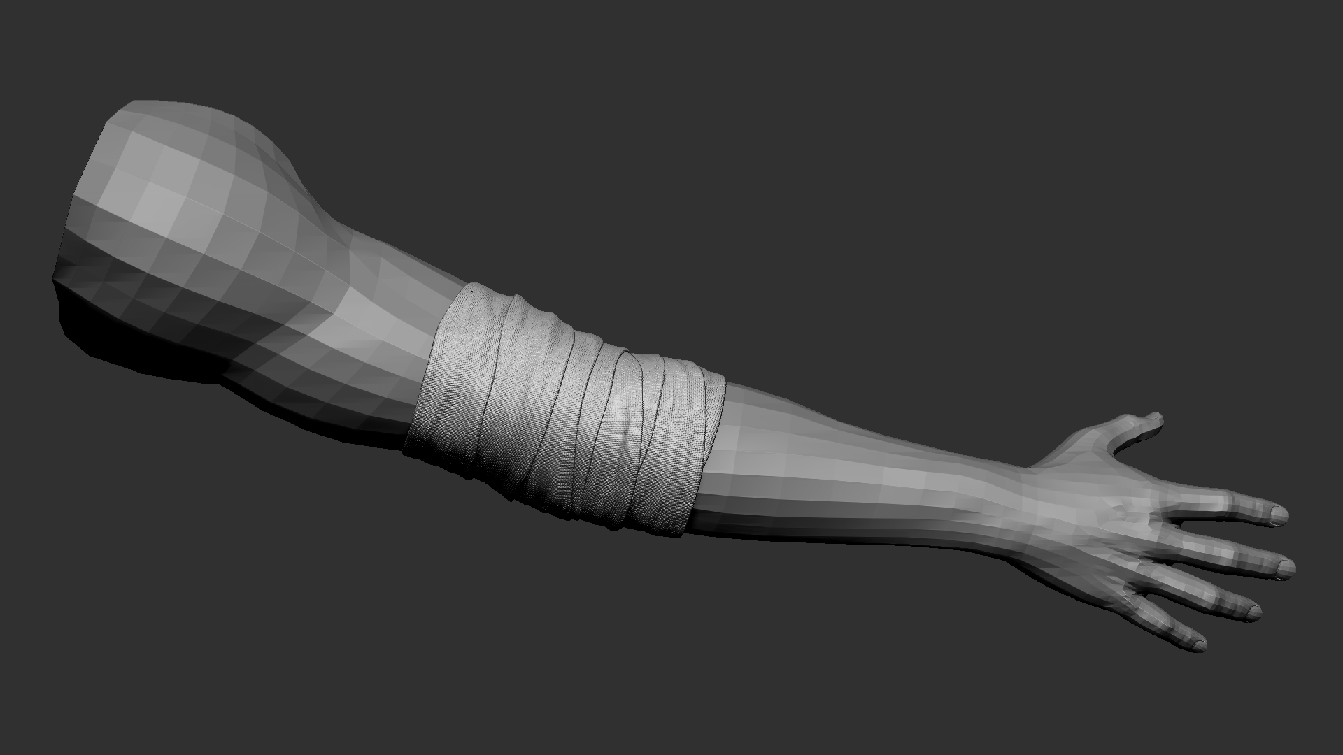 Bandage arm wrapped 3D - TurboSquid 1426722