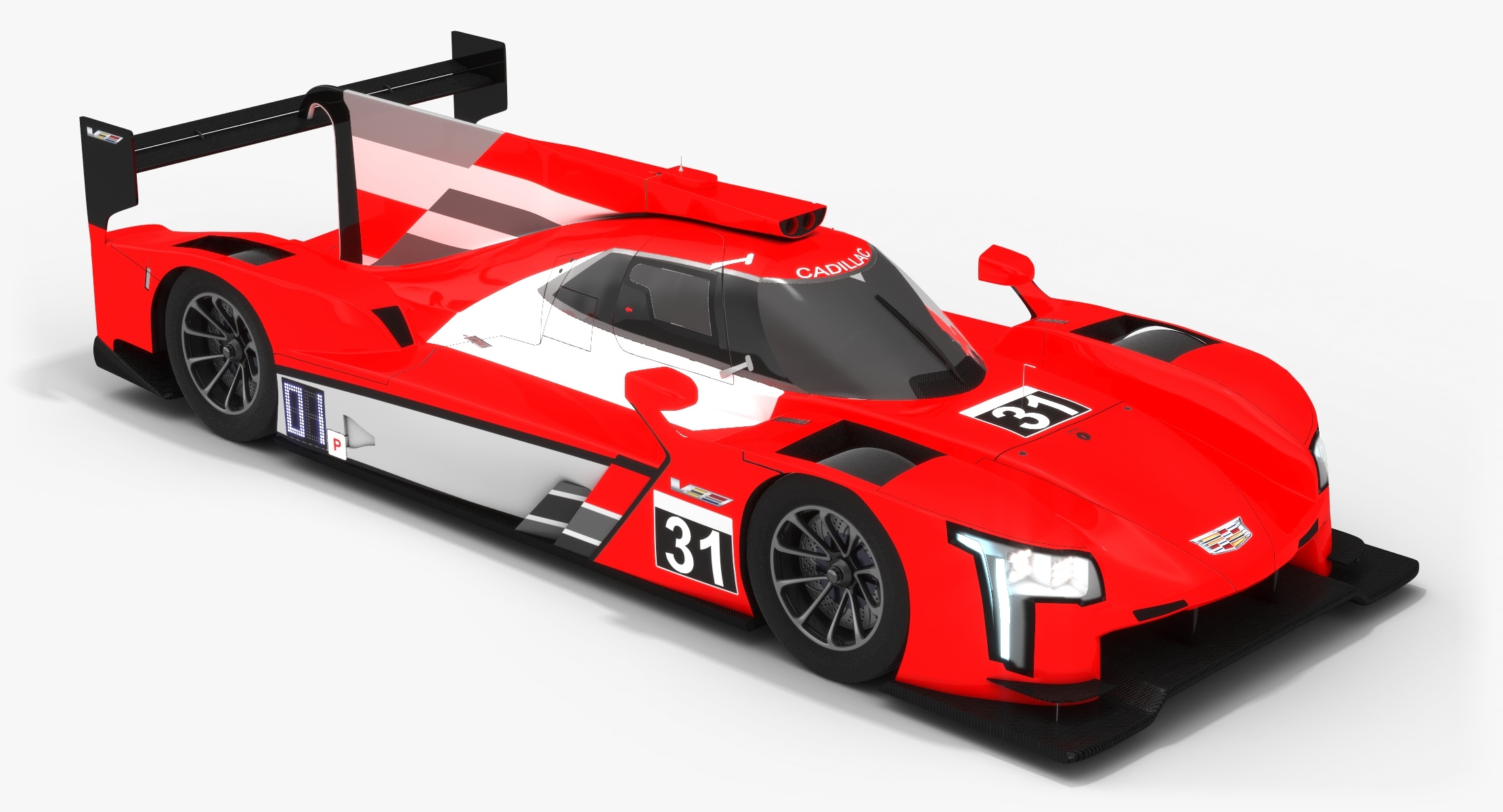 캐딜락 IMSA LMP1 시즌 2019 레이스 카 컬렉션 3D 모델 - TurboSquid 1426762