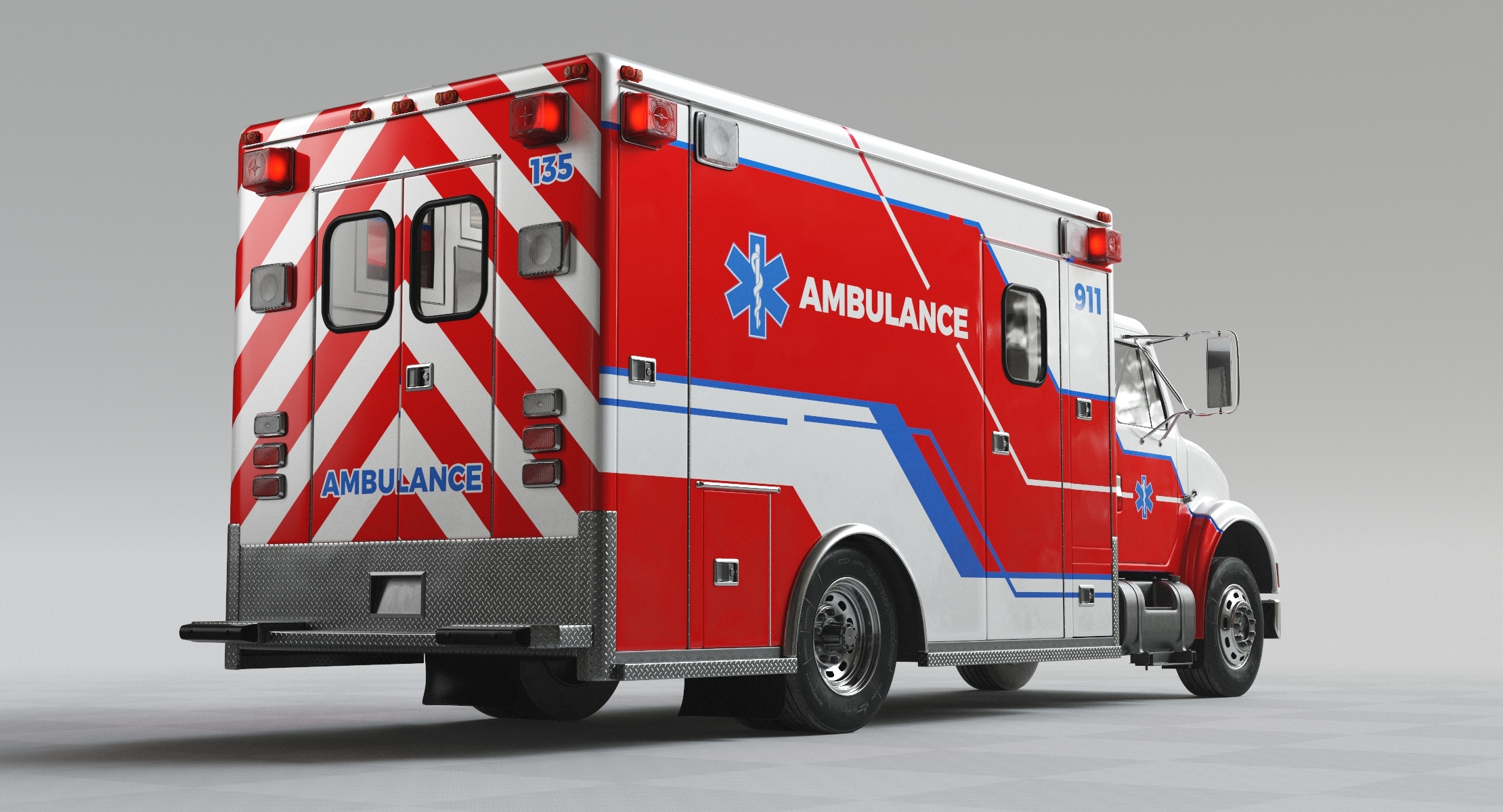 Ambulance 3D model - TurboSquid 1426821