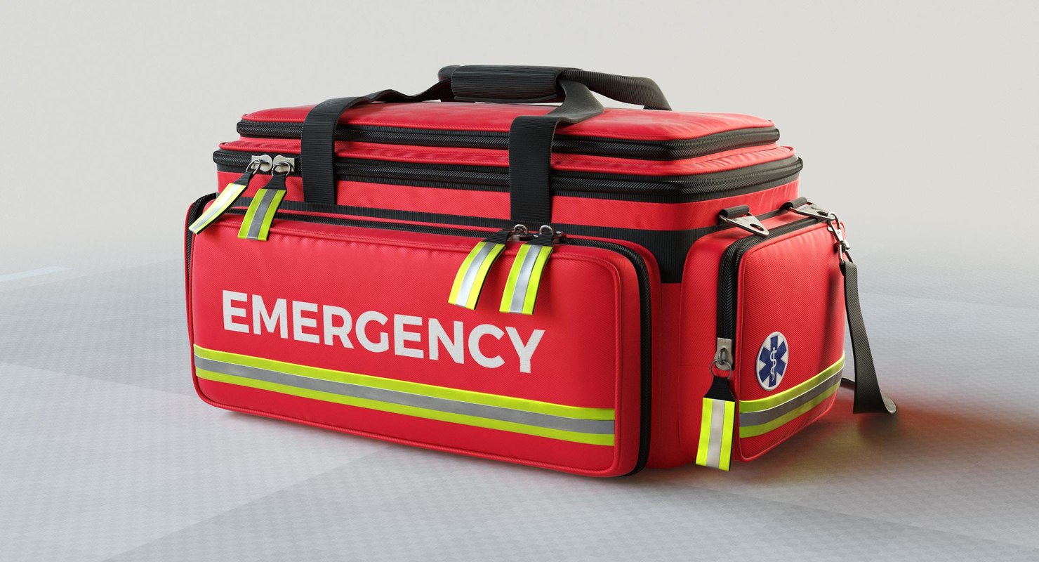 Emergency bag 3D model - TurboSquid 1426814