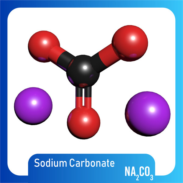 3D sodium carbonate molecule na2co3 - TurboSquid 1426874