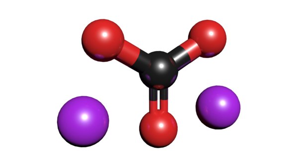 3D sodium carbonate molecule na2co3 - TurboSquid 1426874