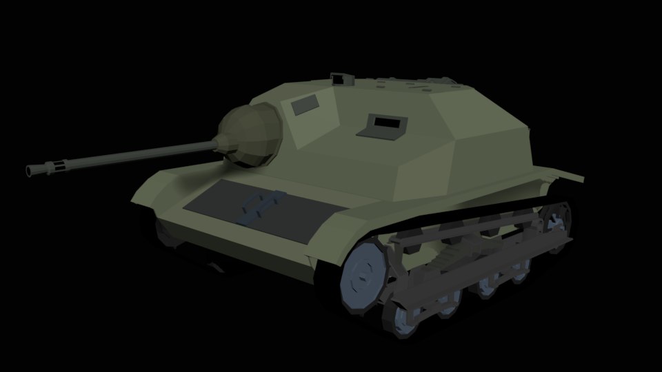 modelo 3d Tankette polaco TKS LowPoly isométrico - TurboSquid 1426950