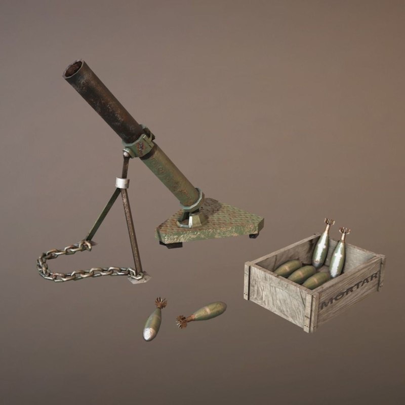 Mortar 3D model - TurboSquid 1288891