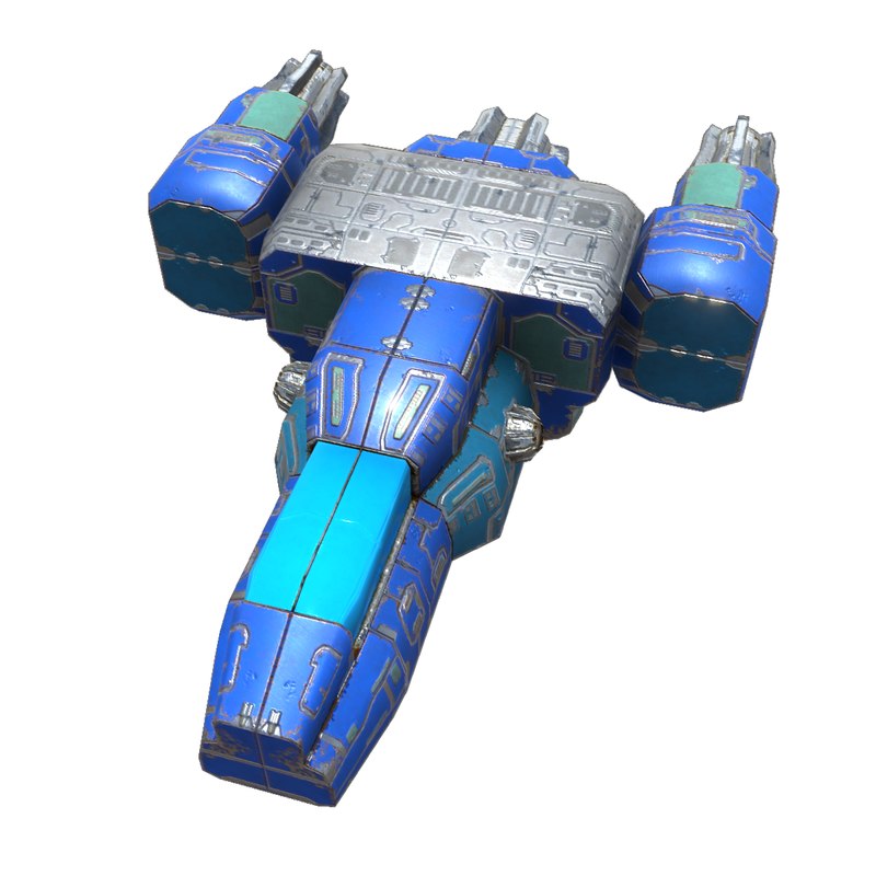 Space scout ship 3D - TurboSquid 1427008