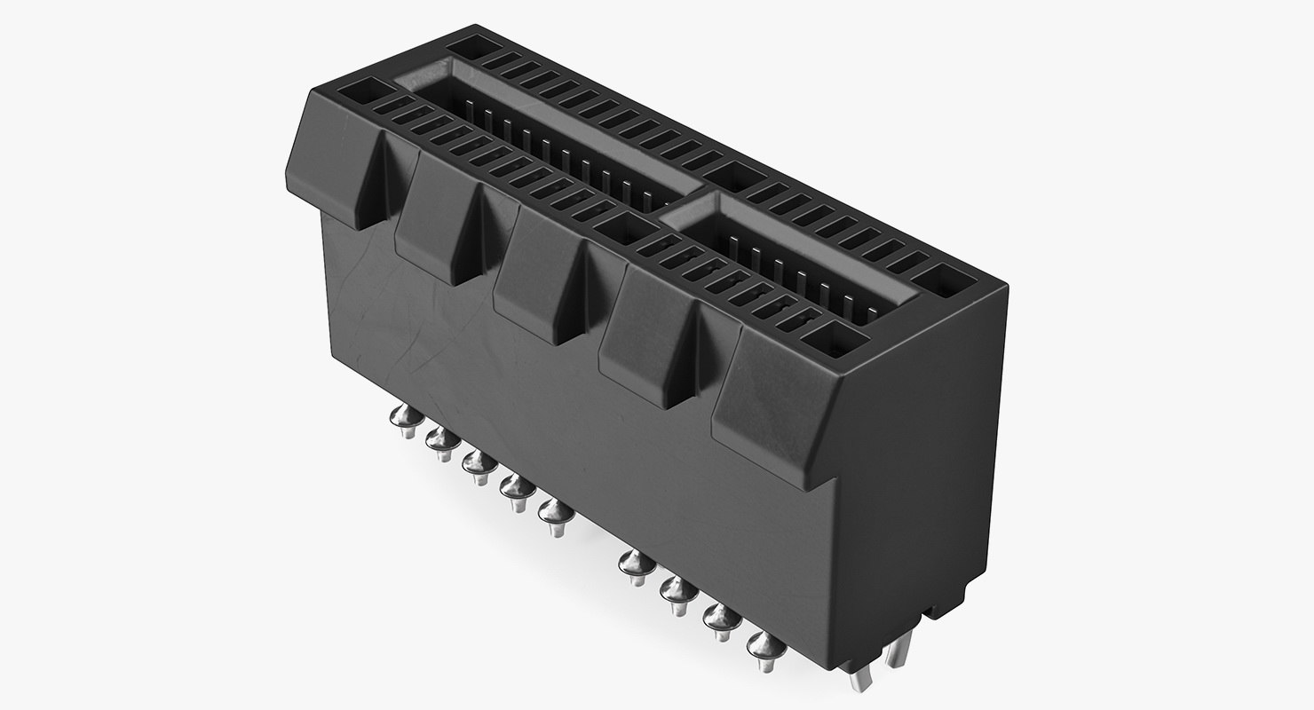 PCI Express连接器3D模型 - TurboSquid 1427144