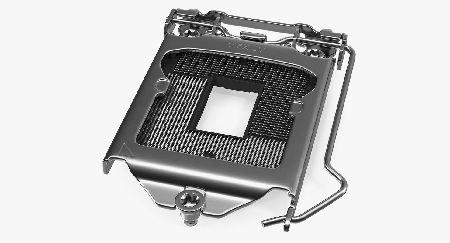 Computer processor cover plate model - TurboSquid 1427143