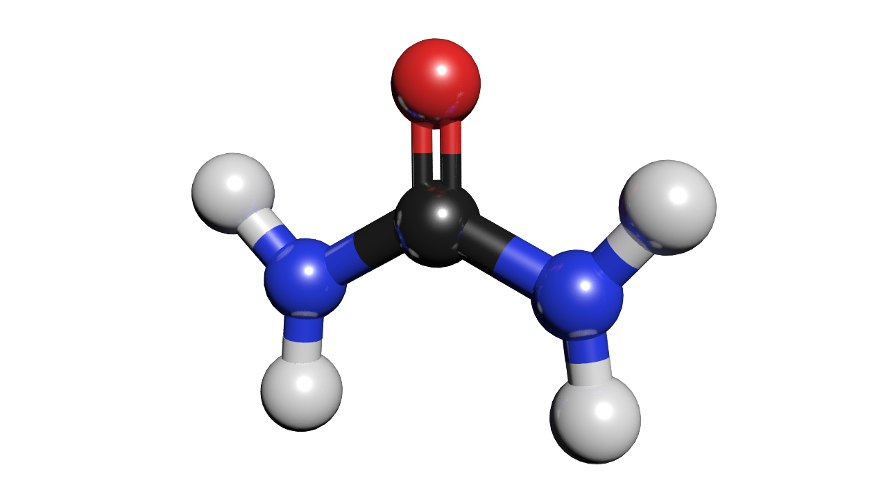 3D urea molecule ch4n2o model - TurboSquid 1427228